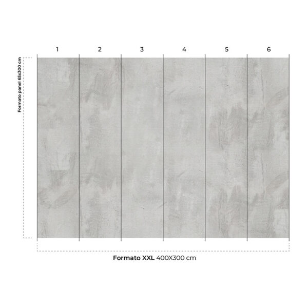 Papel pintado autoadhesivo mural Cemento para pared - Printodecor.com