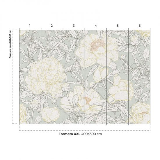 Papel pintado autoadhesivo mural Alba para pared - Printodecor.com