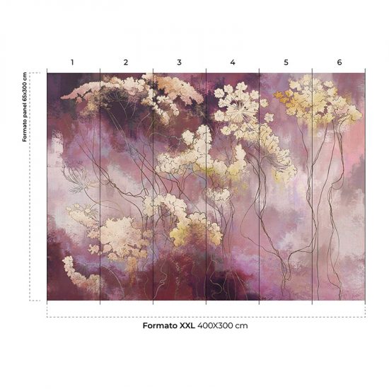 Papel pintado autoadhesivo mural Irina para pared - Printodecor.com